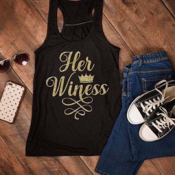 Tops | Her Winess Blackwhite Custom Shirt Funny | Poshmark